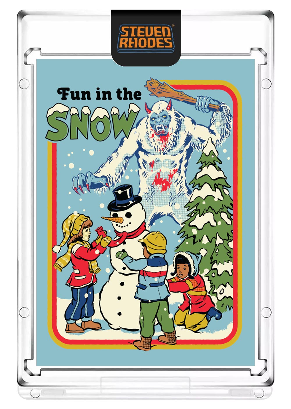 Steven Rhodes “Fun in the Snow” Collectible Art Card (Serial Number LE — Geek Fuel