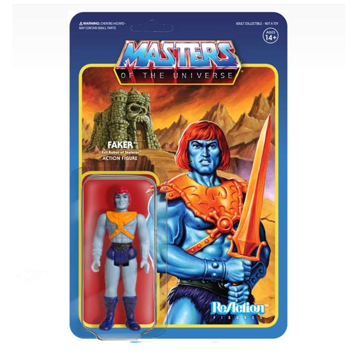 Masters of the Universe Faker 3 3/4-Inch ReAction Figure — Geek Fuel