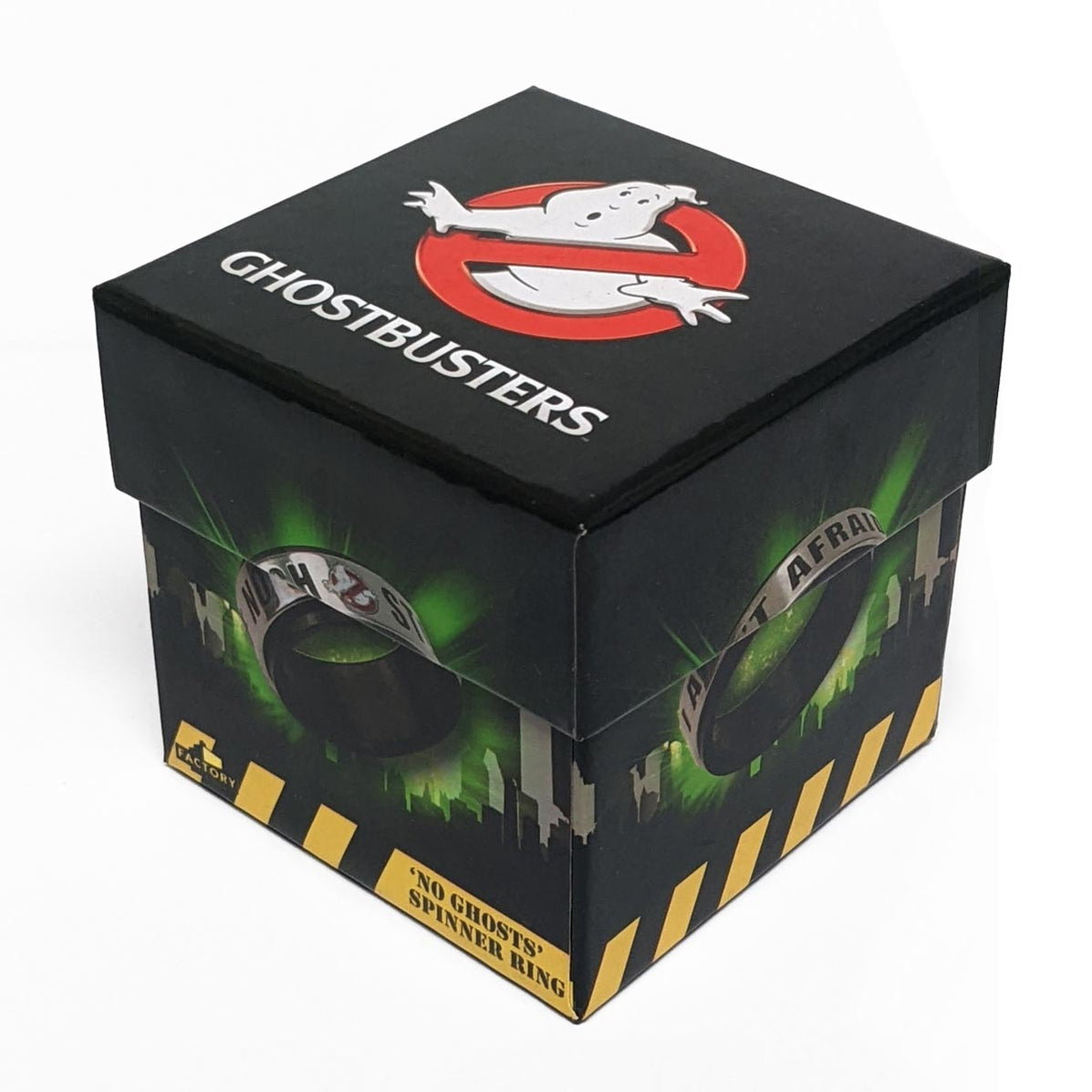 Ghostbusters "I Ain't Afraid of No Ghost!" Spinner Ring — Geek Fuel